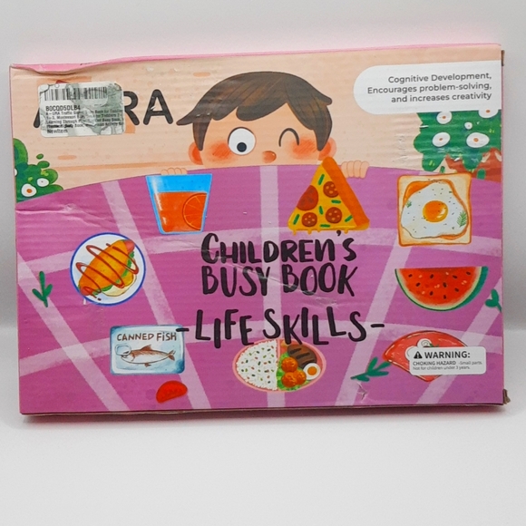 Toys | Life Skills Activity Busy Book Montessori Early Learning ...